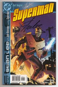 Just Imagine Stan Lee Creating Superman # 1 SIGNED x2 Stan Lee Adam ...
