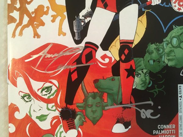 Harley Quinn Rebirth # 1 SIGNED Amanda Conner Jimmy Palmiotti ...