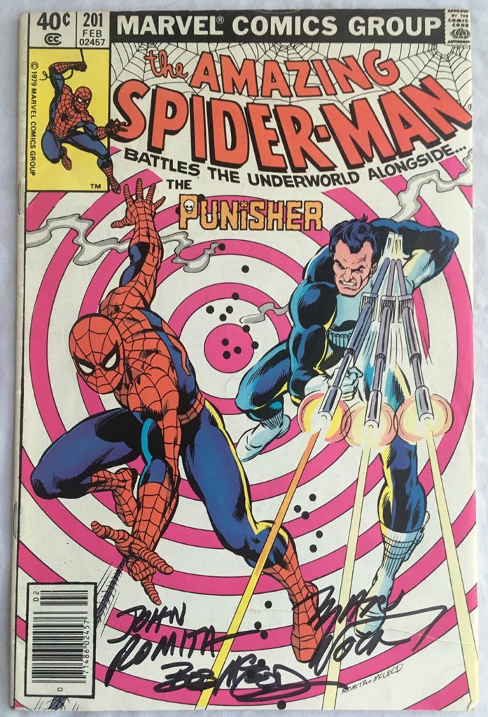 Amazing Spider-Man # 201 SIGNED John Romita, Marv Wolfman & Bob McLeod ...