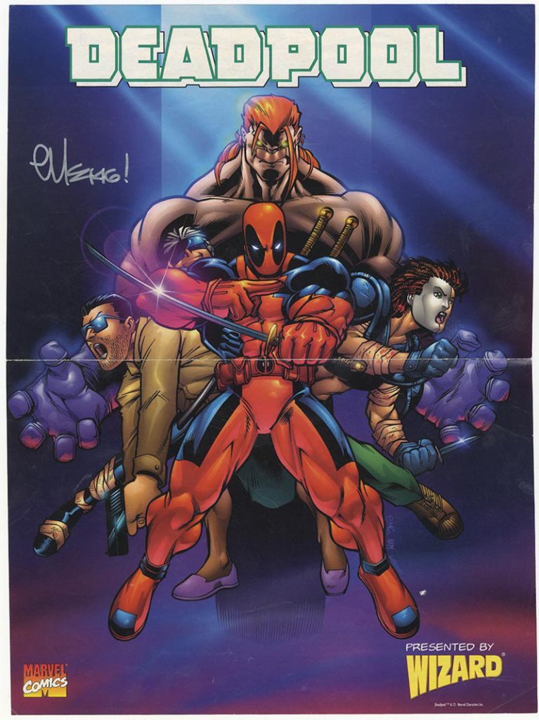 Deadpool Exclusive Print SIGNED Ed McGuinness - Brooklyn Comic Shop