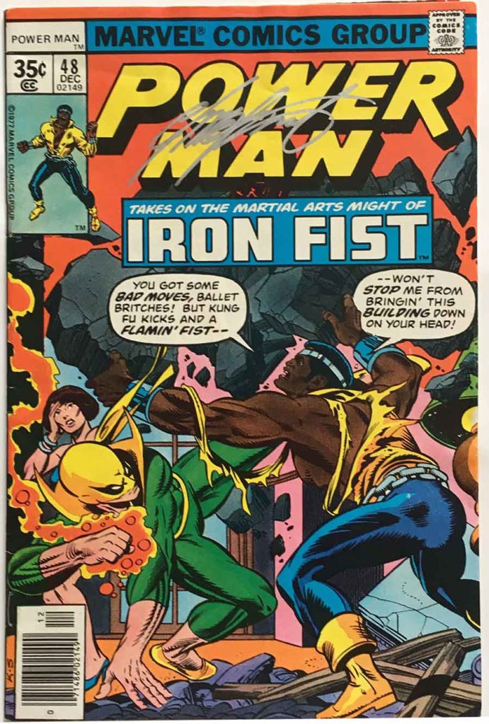 Power Man # 48 1st Iron Fist & Luke Cage Team Up SIGNED by Chris ...