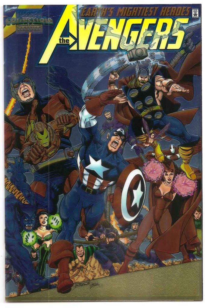 Avengers (Vol. 3) # 1 Chromium Variant Cover Signed George Perez ...