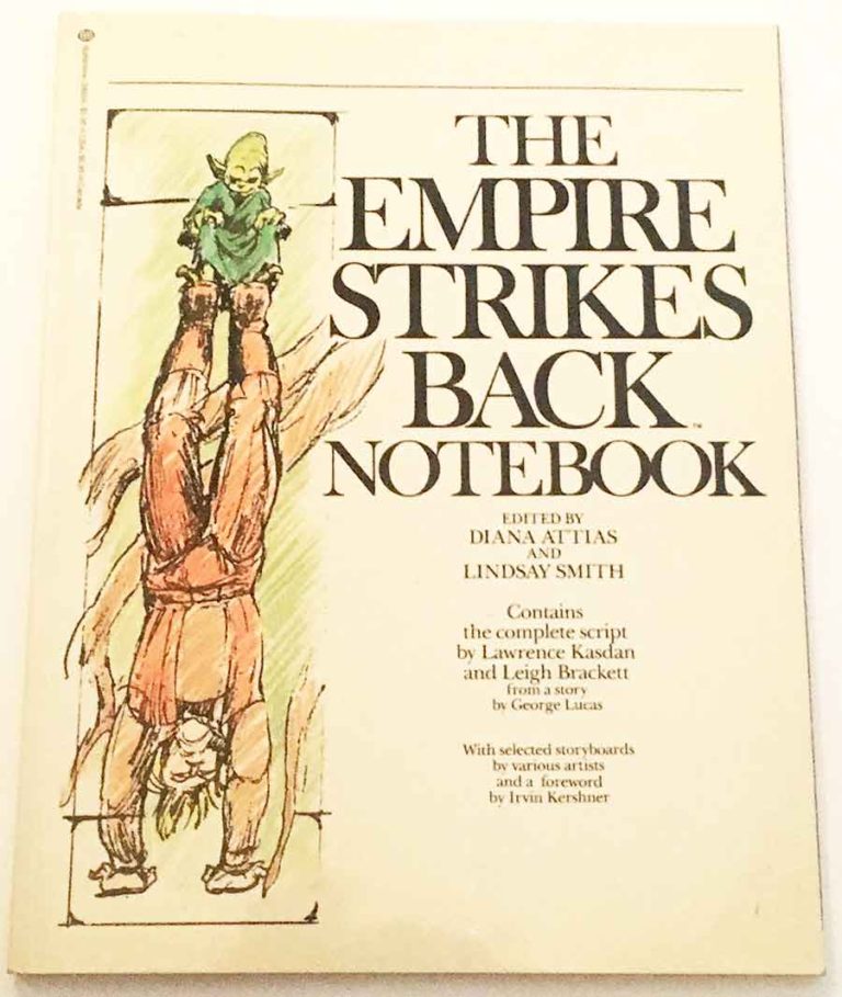 Star Wars The Empire Strikes Back Notebook w/ Screenplay Script ...