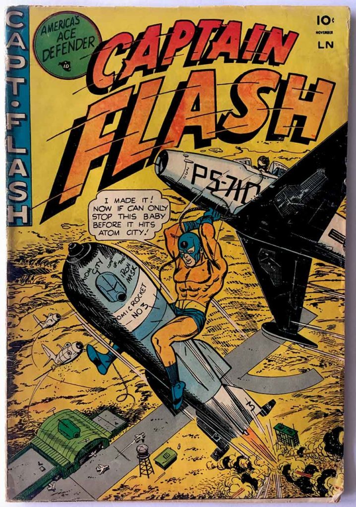 Captain Flash # 1 Pre-Code (November 1954) - Brooklyn Comic Shop