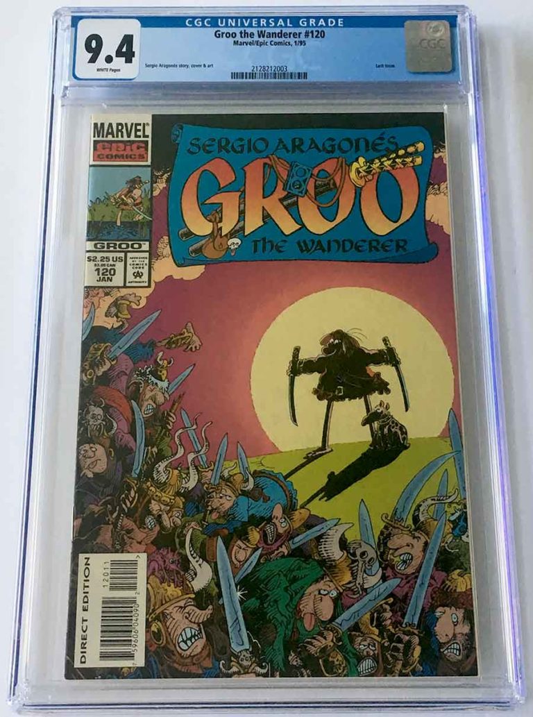 CGC 9.4 Groo The Wanderer # 120 Final Issue - Brooklyn Comic Shop