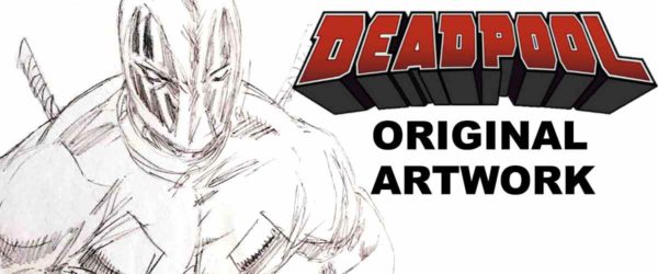 Deadpool Original Art by Rob Liefeld - Brooklyn Comic Shop