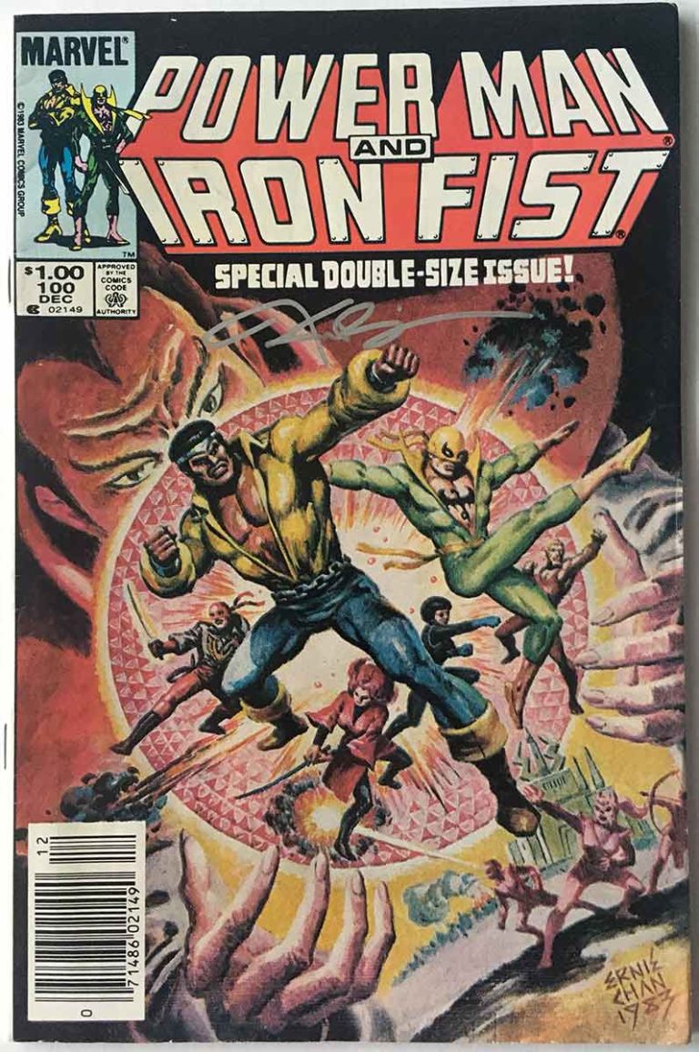 Powerman And Iron Fist # 100 Signed by Kurt Busiek - Brooklyn Comic Shop