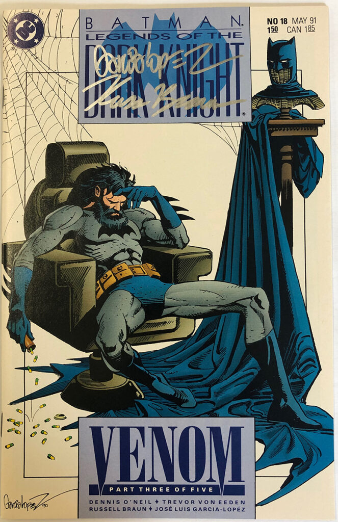 Batman: Legend Of The Dark Knight #18 Signed Jose Luis Garcia Lopez ...