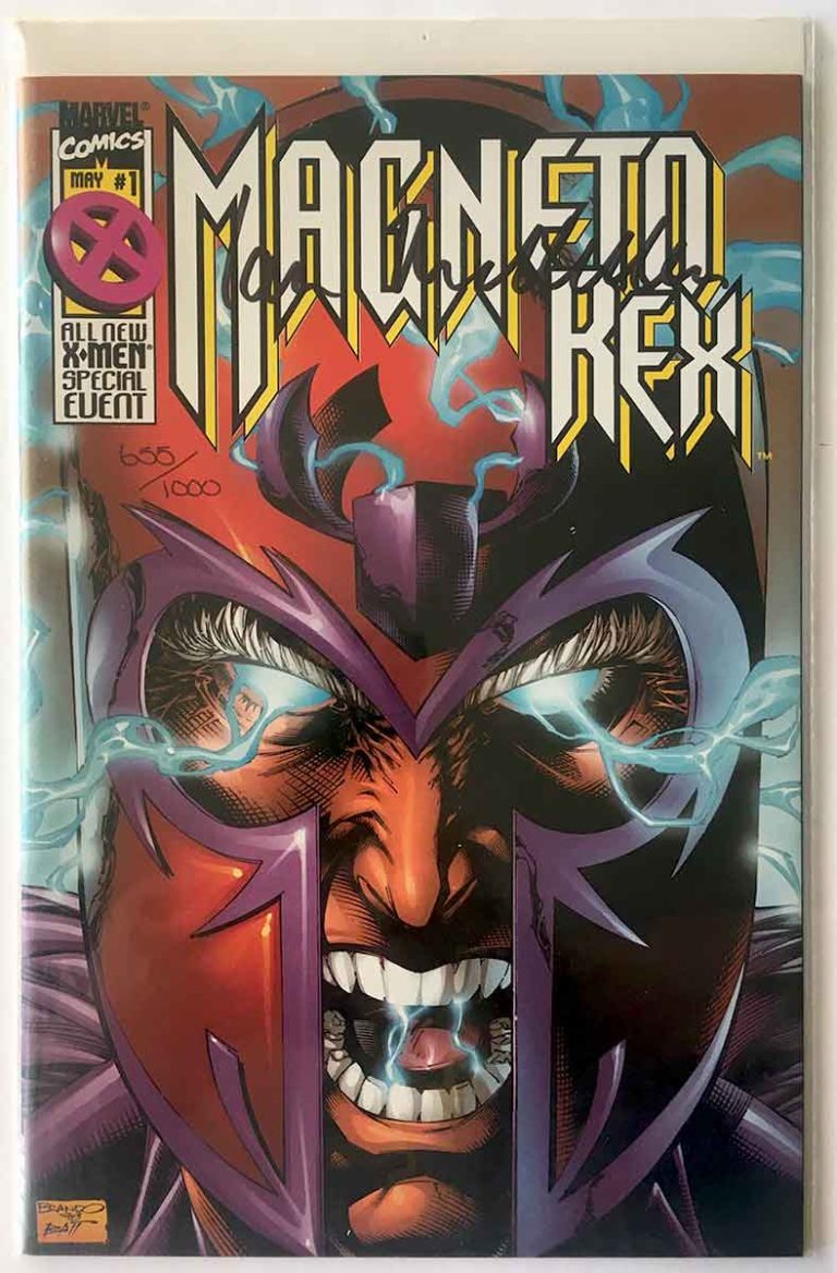 MAGNETO REX # 1 DF Exclusive signed actor Sir Ian McKellen - Brooklyn ...