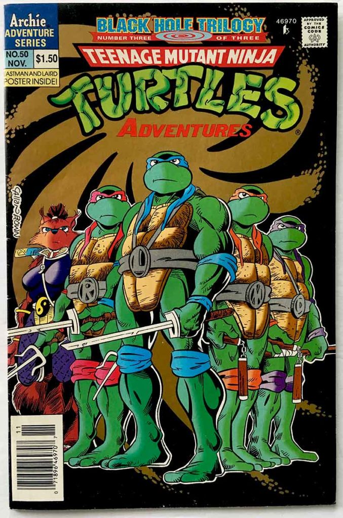 Teenage Mutant Ninja Turtles Adventures # 50 w/ Poster - Brooklyn Comic ...