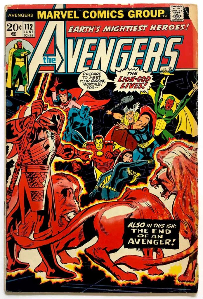 AVENGERS # 112 (1973) 1st appearance of Mantis (Guardians Of The Galaxy ...