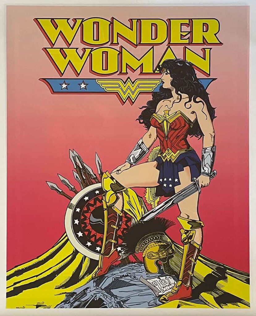 Wonder Woman 24"x 30" Art On Canvas by Joshua H. Stulman - Brooklyn ...